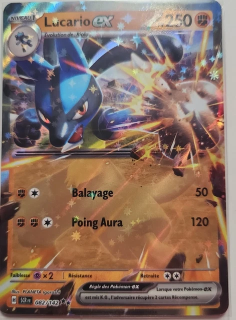 CARTE POKÉMON LUCARIO EX 082/142 EV07 Couronne Stéllaire SCR FR EUR 4,00 - PicClick FR