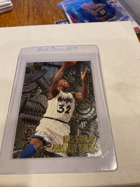 1995-96 FLEER METAL #215 Shaquille O'Neal Orlando Magic NBA MVP HOF ...