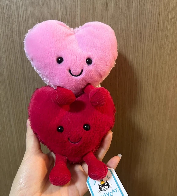 JELLYCAT AMUSEABLES COLETTE/ARLETTE Heart Macaron 2026 Valentine's Day ...