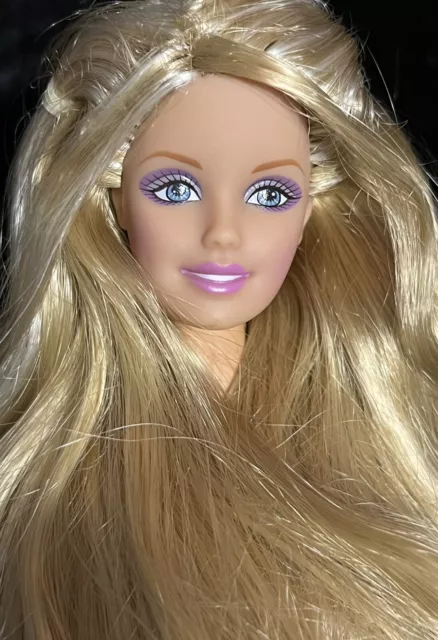 Nude Mattel Barbie Blonde Hair Blue Eyes Bendable Knees For Ooak