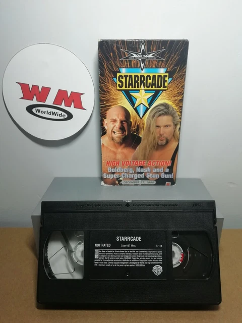 WCW NWO NTSC VHS Starrcade 98 1998 WWE Wrestling Video AEW ECW WWF TNA ...