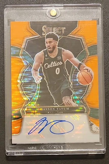 2022-23 PANINI SELECT Jayson Tatum signatures pulsar orange #/30 EUR ...