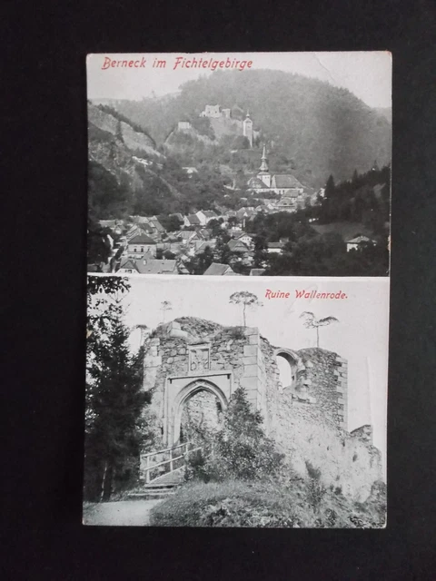 ALTE POSTKARTE VON 1922......Berneck & Wallenrode ...