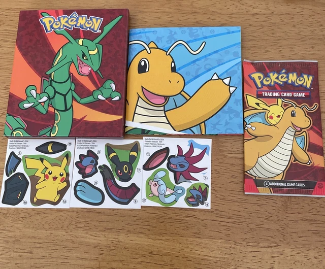 MCDONALDS 2025 POKEMON Rayquaza Box Packaging Only Stickers - Sticker ...
