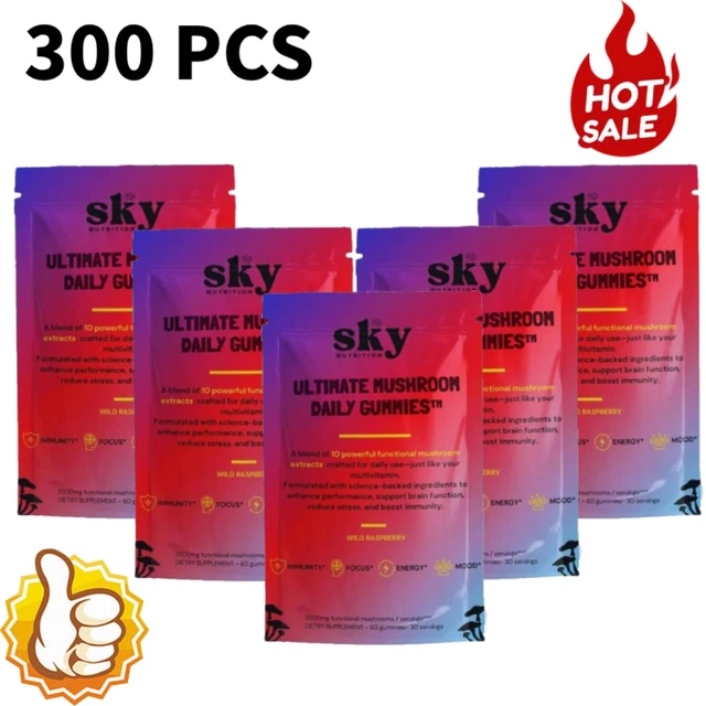 SKY ULTIMATE MUSHROOM Dail y Gummies 60 PCS*5/4/3/2/1 £10.00 - PicClick UK