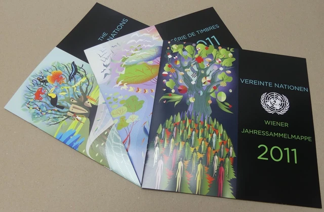 UN VIENNA, GENEVA and New York all three annual collection folders 2011 ...