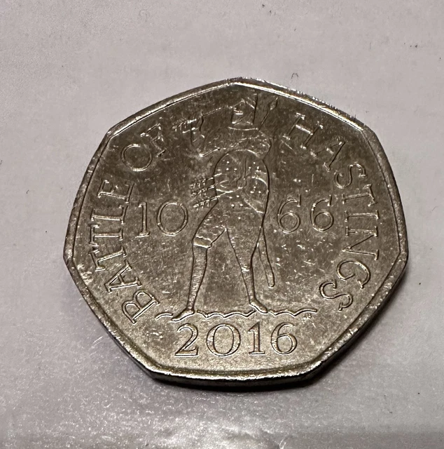 BATTLE OF HASTINGS 50p Fifty Pence Coin - 2016 £10.80 - PicClick UK