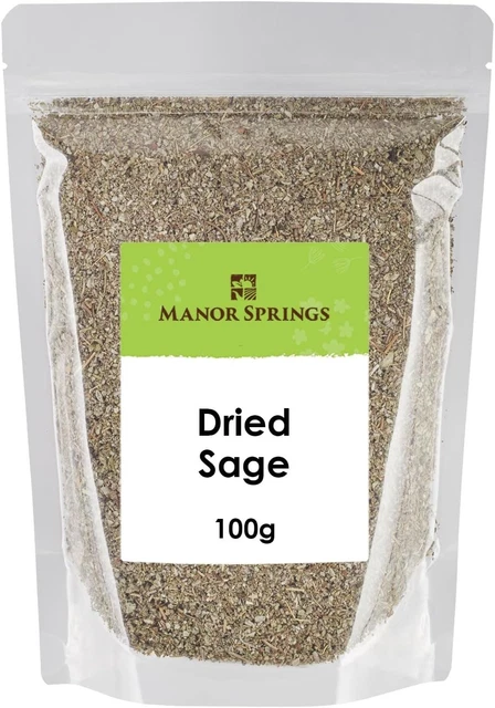DRIED SAGE 100G by Manor Springs £9.26 - PicClick UK
