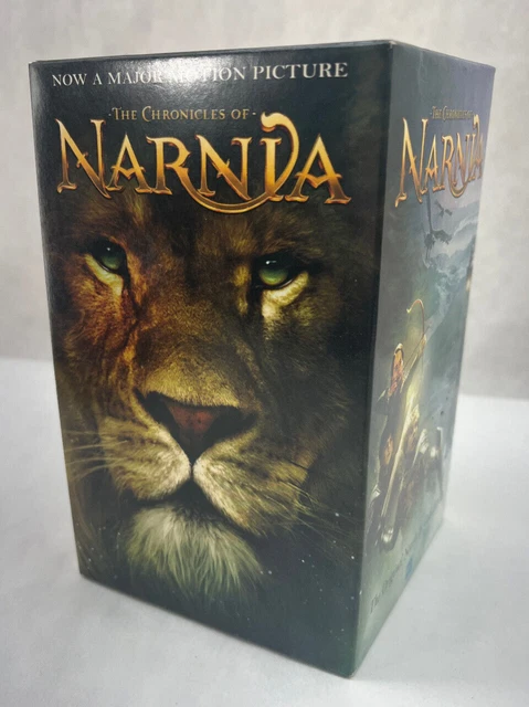 THE CHRONICLES OF Narnia By CS Lewis 7 Paper Back box set 2005 Movie ...