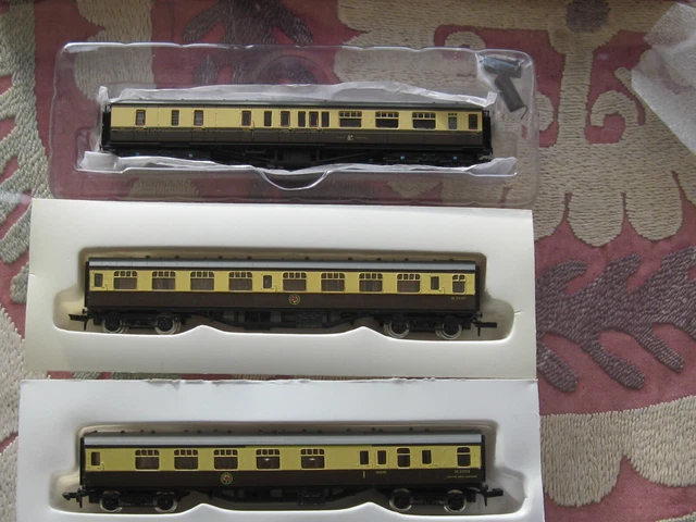 N SCALE CARRIAGES, GWR, Chocolate & Creab £33.99 - PicClick UK