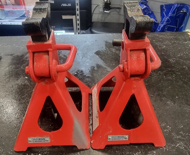 SNAP ON 3 Ton 3000kg Ratcheting Jack Stand (Pair) £179.99 - PicClick UK