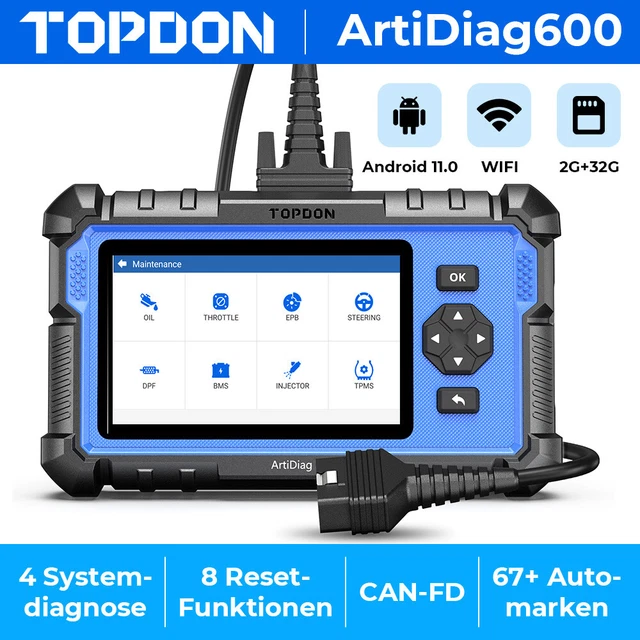 2024 TOPDON AD600 dispositivo diagnostico professionale per auto ...