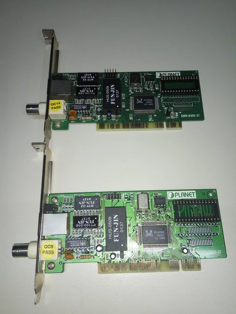 CARTE ETHERNET VINTAGE PLANET PCI BUS 10 Mbit/s ENW-8300 BNC/RJ45 EUR ...