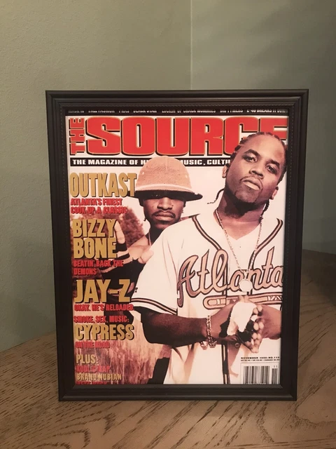 OUTKAST THE SOURCE Magazine Cover Framed #110 November 1998 5 Mics ...