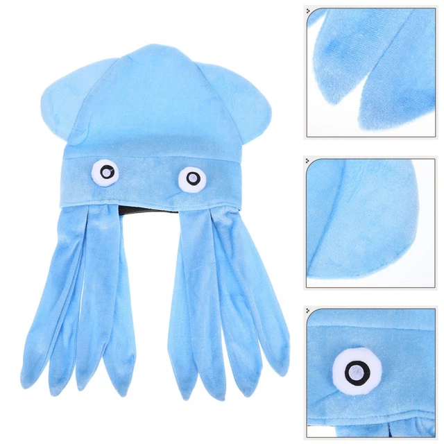 OCTOPUS HAT IN Shape Children's Cartoon Headgear Crazy Hats Kids ...
