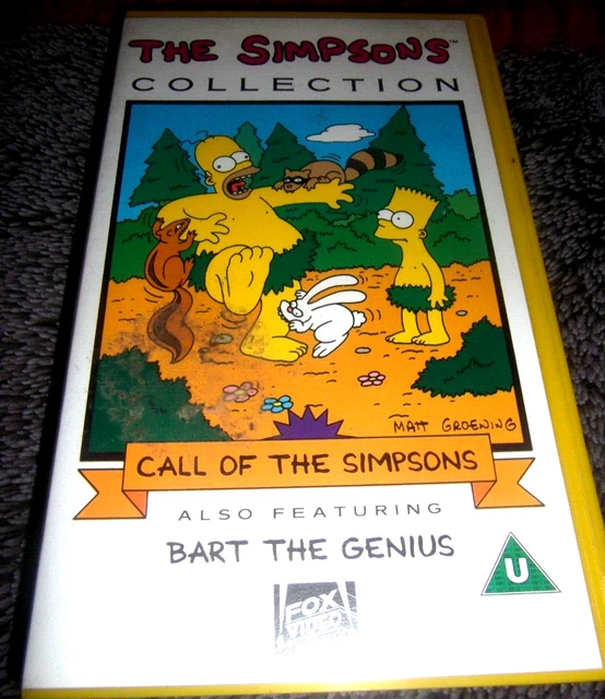 THE SIMPSONS COLLECTION VHS Video Tape Call of the Simpsons + Bart The ...