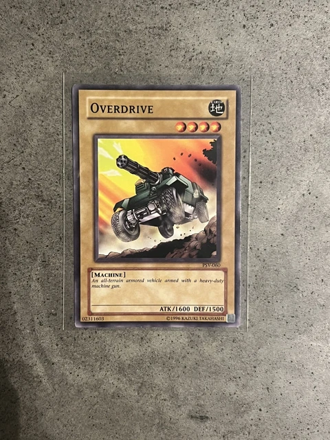 CARTE CARD YU-GI-OH Konami 1996 Edition Overdrive PSV-060 Très Bon État PSA En EUR 1,90 ...