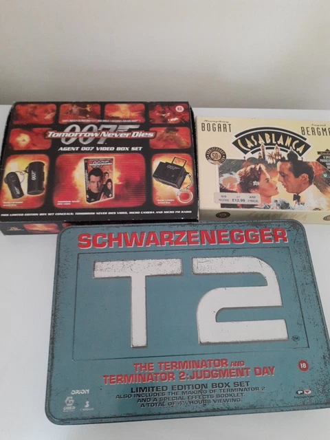 3 X VHS Film Box Sets £20.00 - PicClick UK