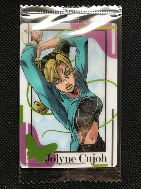 Jolyne Cujoh Jojos Bizarre Adventure Stone Ocean Wafer Card Japanese