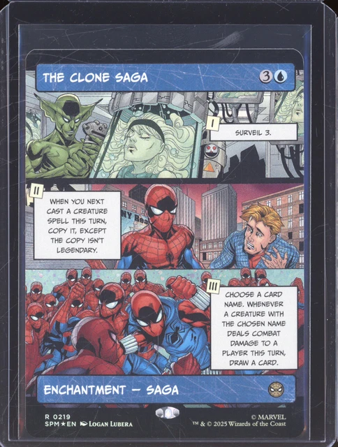 2025 MAGIC THE Gathering Marvel's Spider-Man 219 The Clone Saga Foil ...