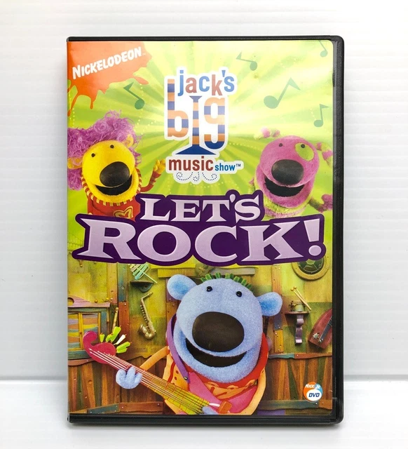 Nickelodeon Jacks Big Music Show Lets Rock Dvd Complete In Case Oop