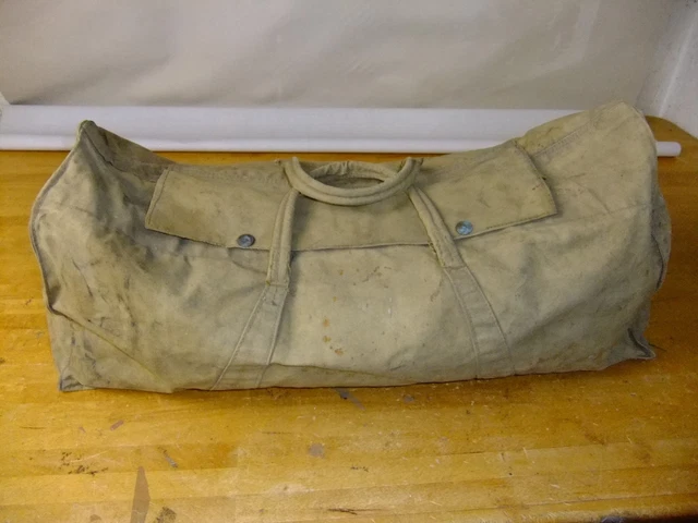 WW2 BRITISH ARMY ATS Canvas Holdall Kit Bag £35.87 - PicClick UK