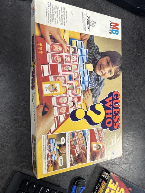 VINTAGE ORIGINAL MB Guess Who ? Boardgame 1980 Retro Complete Family £ ...
