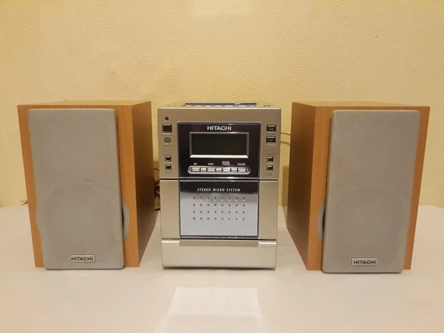 HITACHI AXM26 AUDIO Hi-Fi System Radio, CD and Tape Player £34.00 ...