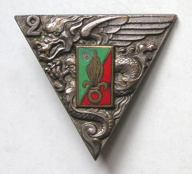 INSIGNE 2 REP LEGION ETRANGERE PARACHUTISTE PARA TAP ALGERIE émail ...