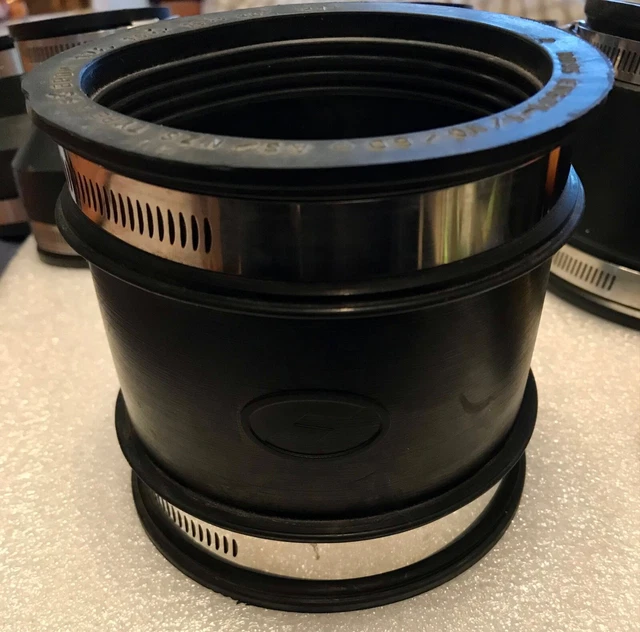 FERNCO EPDM RUBBER Boot Pipe Connector Flexible Coupling - RD 95 ...