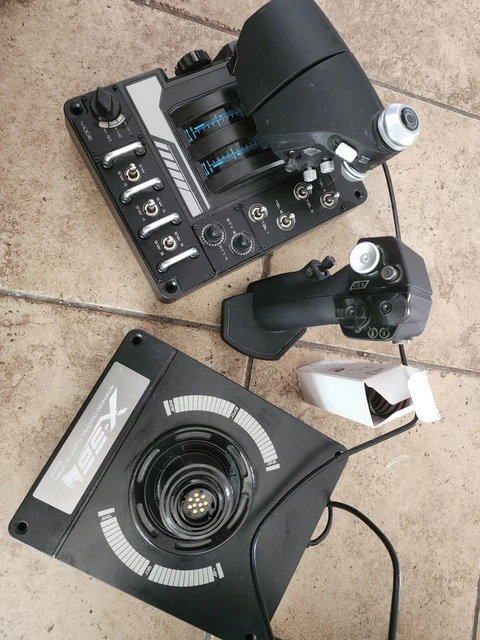 LOGITECH X56 H.O.T.A.S. RGB Throttle and Stick Simulation Controller ...