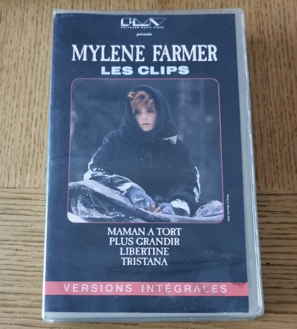 MYLENE FARMER : cassette VHS LES CLIPS VOL I - 4 clips version ...