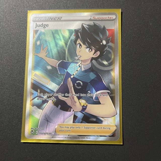 POKÉMON TCG JUDGE SWSH12: Silver Tempest Trainer Gallery TG25/TG30 Holo ...