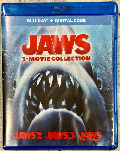 JAWS: 3-MOVIE COLLECTION Blu-ray + Digital Jaws 2, Jaws 3, Jaws: The ...