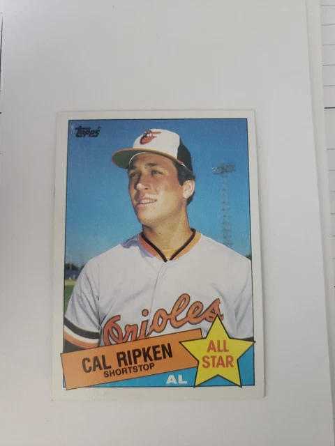 1985 TOPPS #704 Cal Ripken, Jr. All-Star Baltimore Orioles HOF NRMT-MT ...