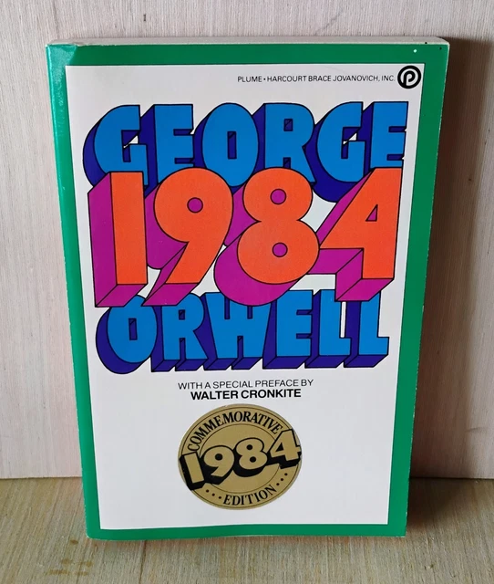 1983 FIRST PLUME Printing GEORGE ORWELL 1984 Commemorative Edition ...