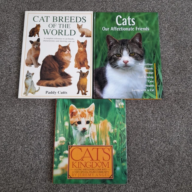 CAT BREEDS OF the World by Paddy Cutts & cat science encyclopedia Book ...