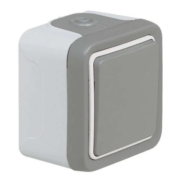 LEGRAND 69711 OU 69923 - Interrupteur va et vient PLEXO étanche GRIS ...