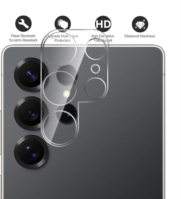 FOR SAMSUNG GALAXY S25 Ultra Plus S24 FE S23 S22 Camera Lens Glass ...