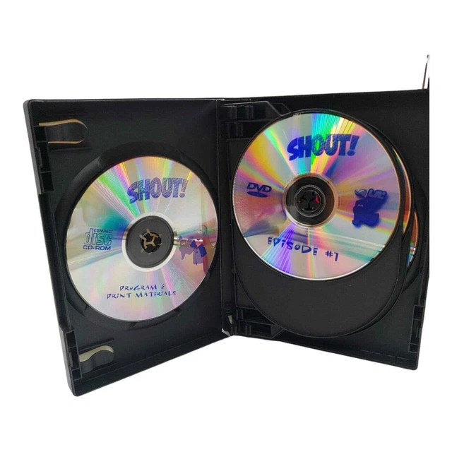 LIL' K PRESCHOOL Program Shout! 5 DVD + CD-Rom Set KidMo Children's ...