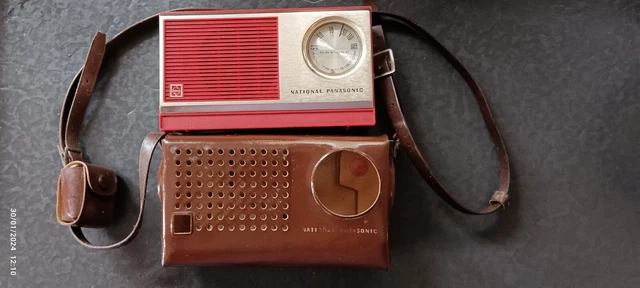 VINTAGE NATIONAL PANASONIC Radio With Carry Case £40.00 - PicClick UK