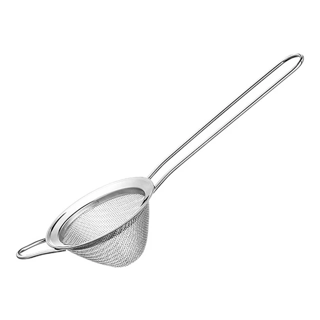 FINE MESH STAINLESS Steel Conical Strainer Cocktail Bar Strainer Cone ...