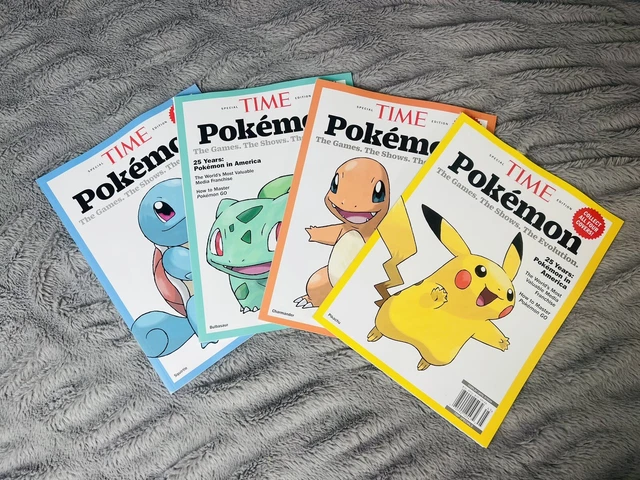 POKÉMON TIME MAGAZINE Special Edition 2024 25 Years in America Complete ...
