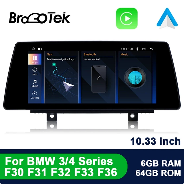 AUTORADIO ANDROID 13 4G LTE autoradio GPS navigatore carplay per BMW ...