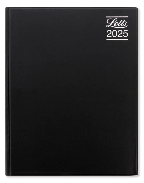 LETTS RHINO A4 Diary 2025 Day to View with Appointments Notes Planner ...