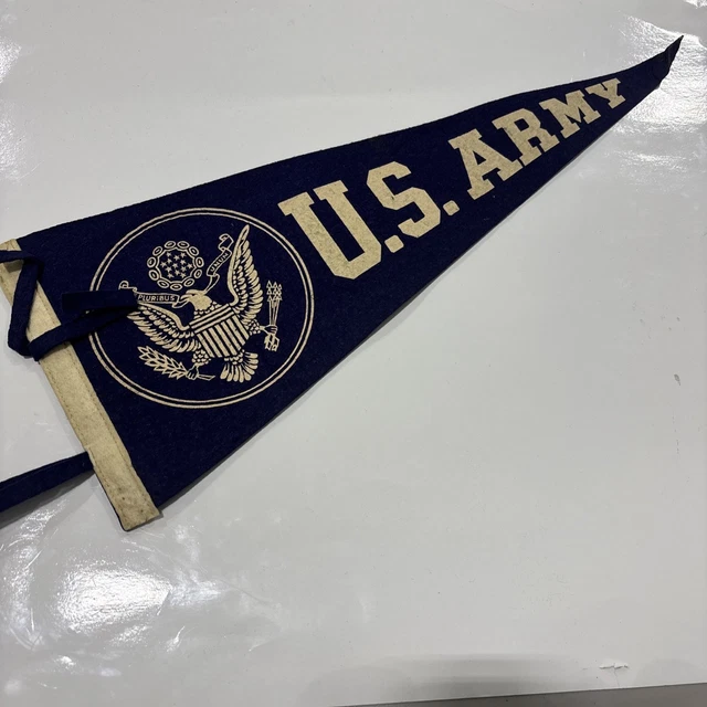 RARE VINTAGE 1930'S 40’s US Army Original Pennant Banner WWII £46.51 ...