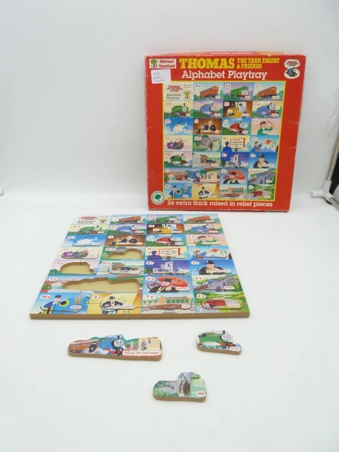 MICHAEL STANFIELD THOMAS The Tank Engine & Friends Alphabet Playtray ...