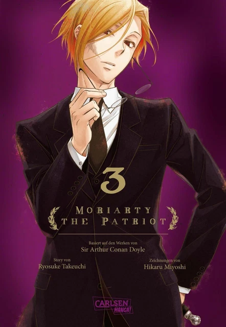 MORIARTY THE PATRIOT 3, Ryosuke Takeuchi EUR 9,99 - PicClick FR