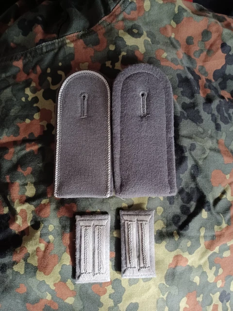 BUNDESWEHR SCHULTERSTÜCKE KRAGENSPIEGEL Heer Offizier Heeresflieger ...