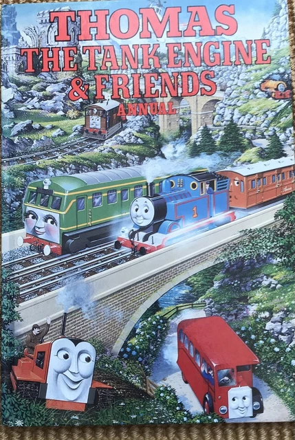 THOMAS THE TANK Engine And Friends Annual (For 1990), Some Writing In ...